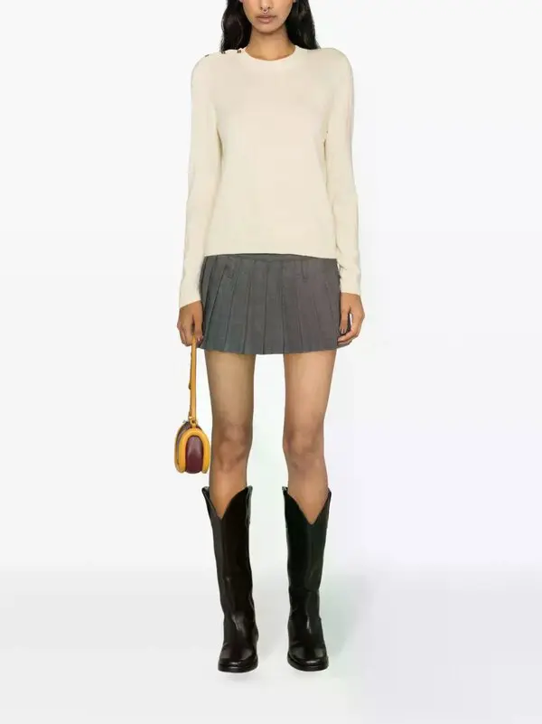 GANNI Mix Merino-cashmere Jumper