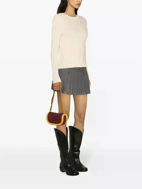 GANNI Mix Merino-cashmere Jumper