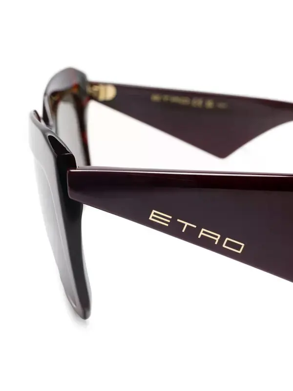 Etro Rectangle-frame Sunglasses - Brown