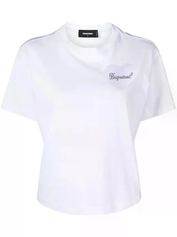 Dsquared2 Logo-appliqué Cotton T-shirt