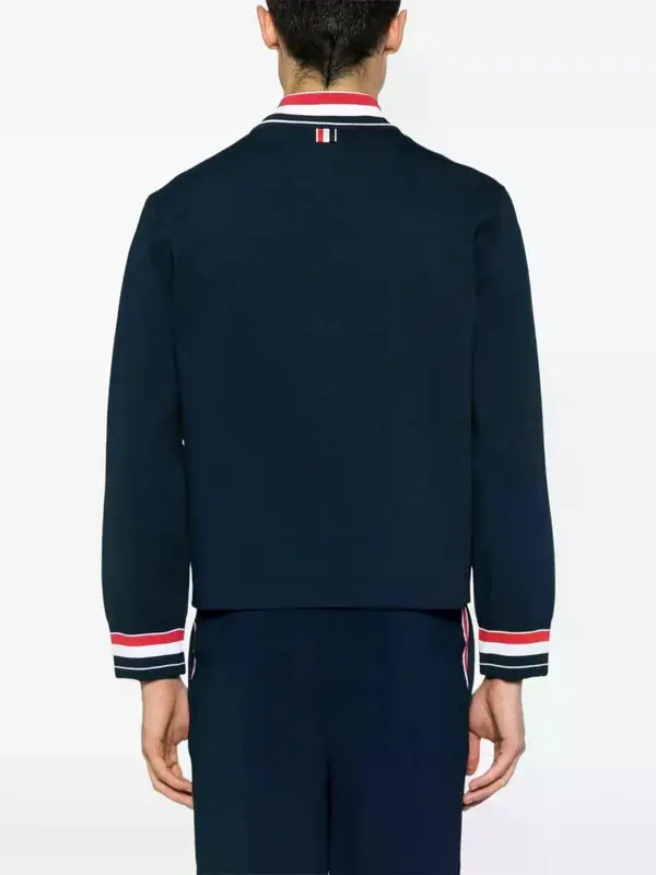 Thom Browne Rwb-stripe Bomber Jacket