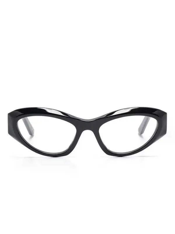 Balenciaga Logo-print Glasses - Black