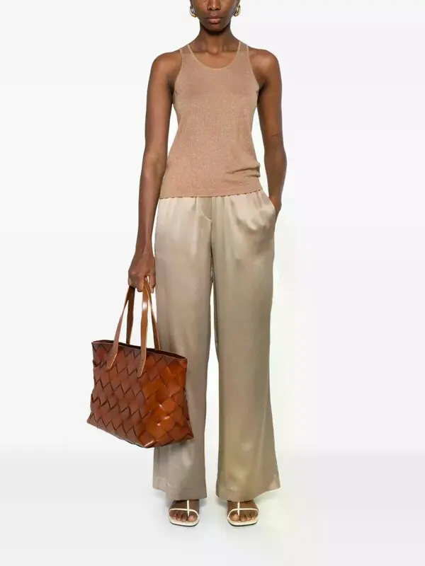 Brunello Cucinelli Lurex Top - Brown