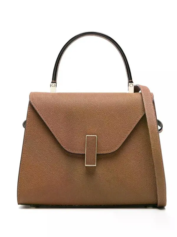 VALEXTRA Mini Iside Leather Tote Bag