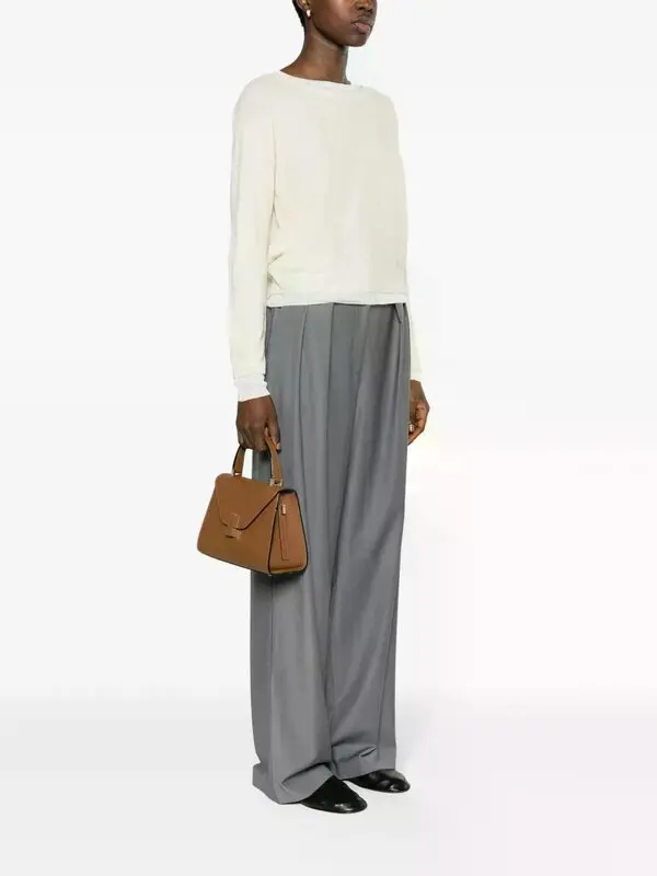 VALEXTRA Mini Iside Leather Tote Bag