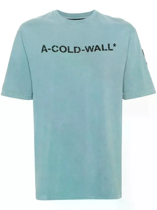 A-COLD-WALL* Overdye Logo-print T-shirt