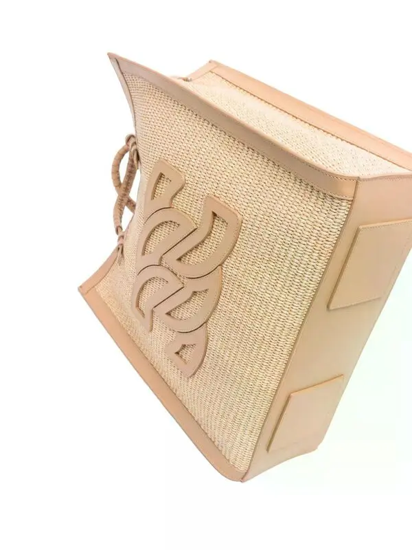 Casadei Beaurivage Raffia Tote Bag