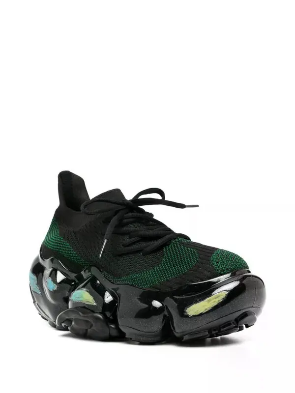 GROUNDS Moopie Chrome Scratch Sneakers