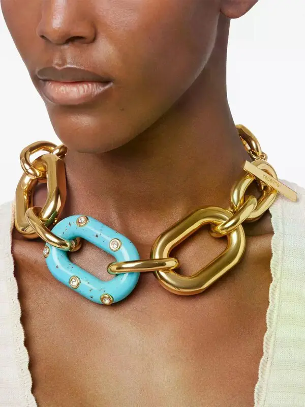 Rabanne Xl Link Choker Necklace
