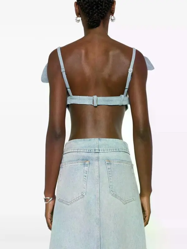 Y/project Denim Crop Top
