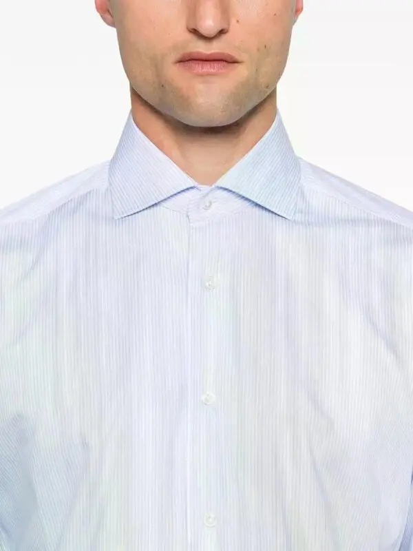 BARBA NAPOLI Striped Shirt