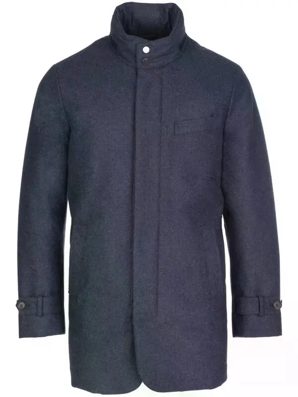 NORWEGIAN WOOL Down-lined Virgin Wool Coat