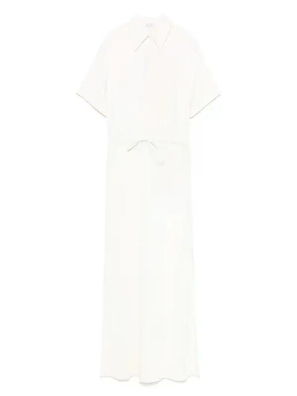 Brunello Cucinelli Short-sleeve Maxi Dress