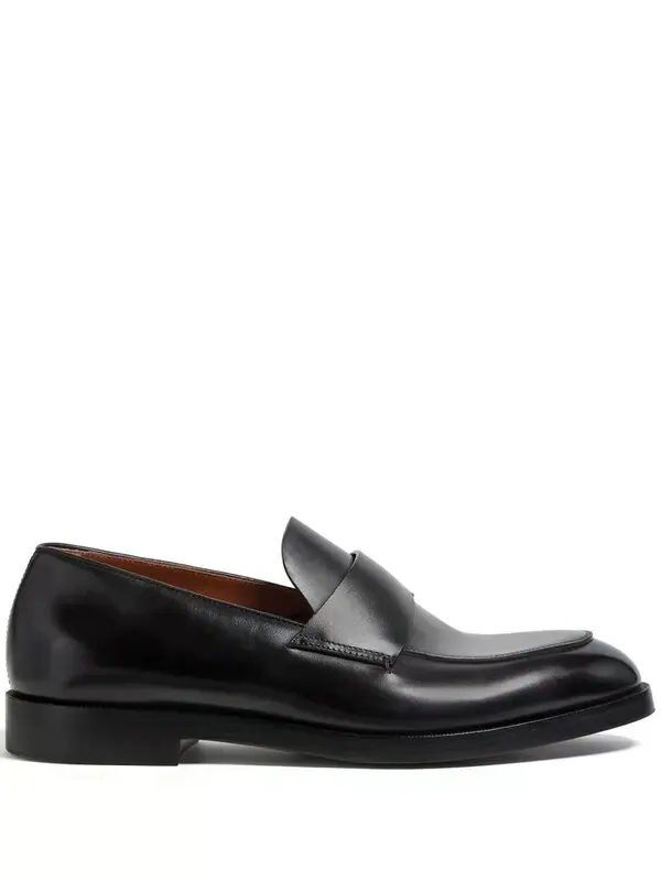 Zegna Torino Leather Loafers