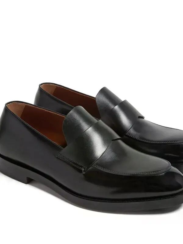 Zegna Torino Leather Loafers