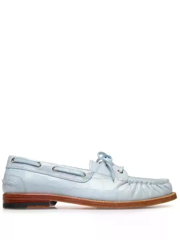 Bally Rimion Crocodile-effect Loafers