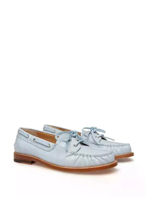 Bally Rimion Crocodile-effect Loafers