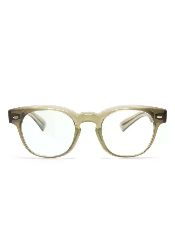 Oliver Spencer Allenby Transparent-frame Glasses - Neutrals