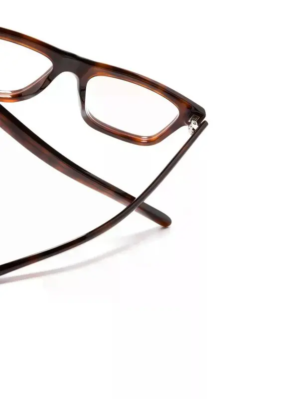 Gucci Tortoiseshell Rectangle-frame Glasses