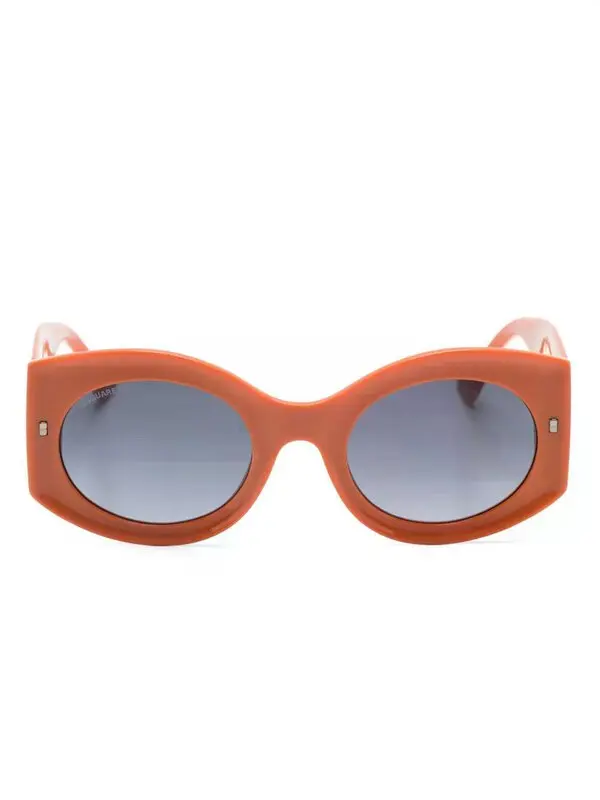 Dsquared2 Oval-frame Sunglasses - Orange