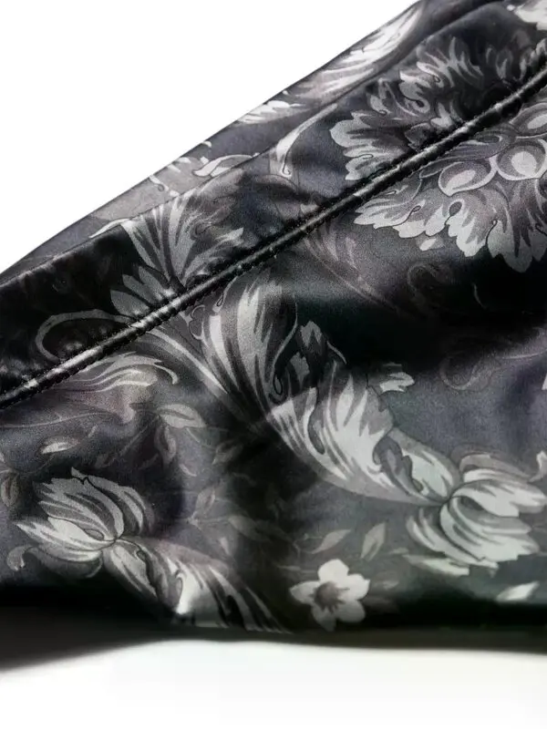 Versace Barocco Print Satin Briefs