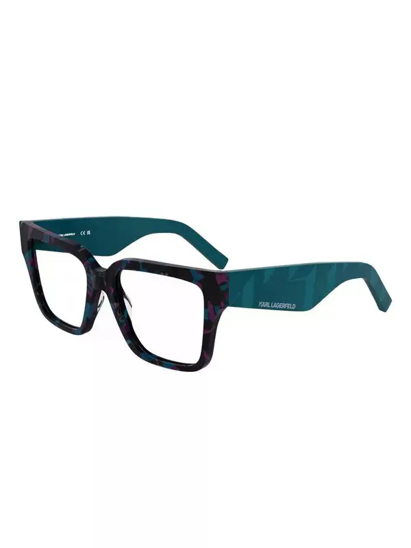 Karl Lagerfeld Logo-print Glasses - Blue