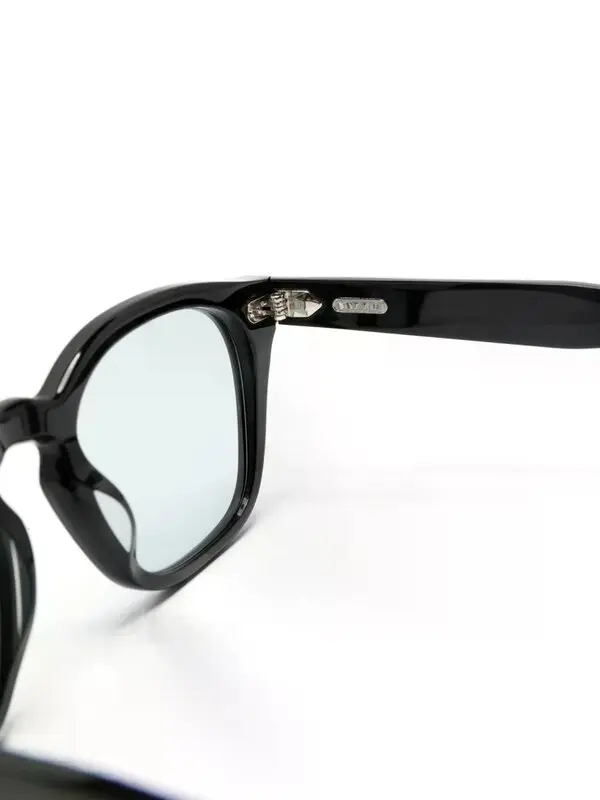 Oliver Spencer Square Frame Eyeglasses - Black