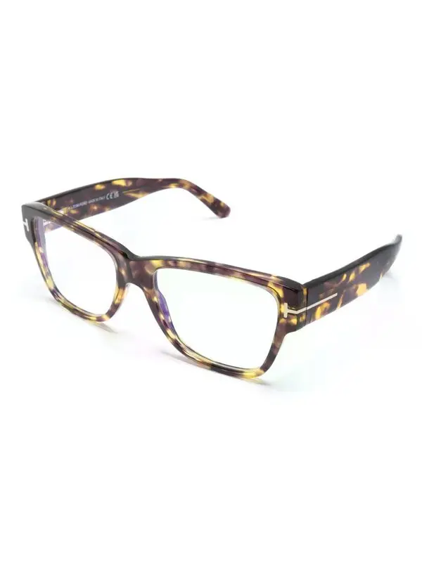 TOM FORD Square-frame Glasses - Brown