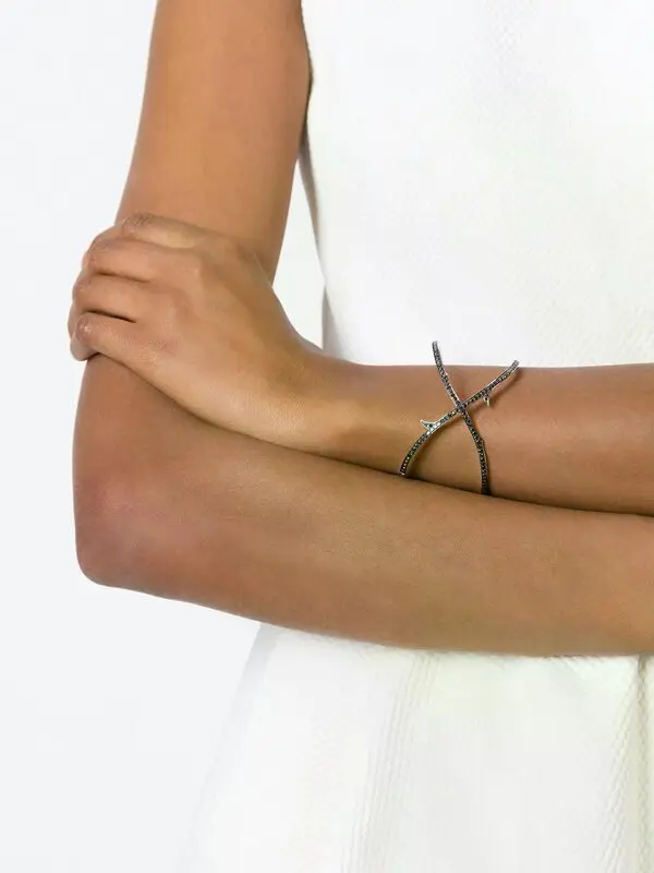Stephen Webster 18kt Gold And Black Diamond Cuff Bracelet