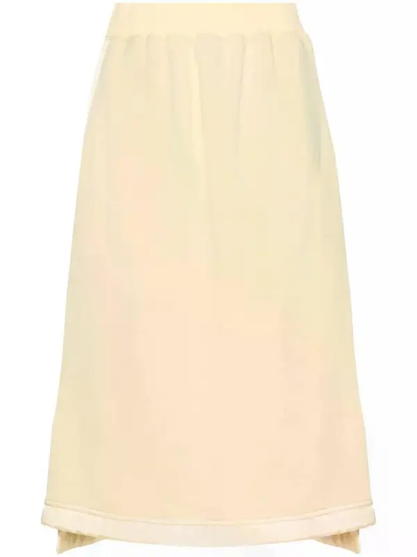 JIL SANDER Virgin Wool-blend Midi Skirt