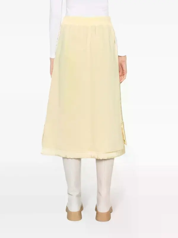 JIL SANDER Virgin Wool-blend Midi Skirt