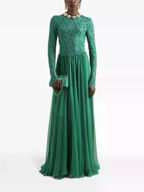 Dolce & Gabbana Lace-panel Gown