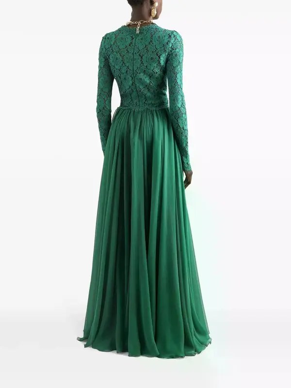 Dolce & Gabbana Lace-panel Gown