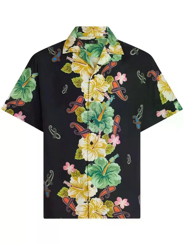 Etro Floral-print Cotton Shirt