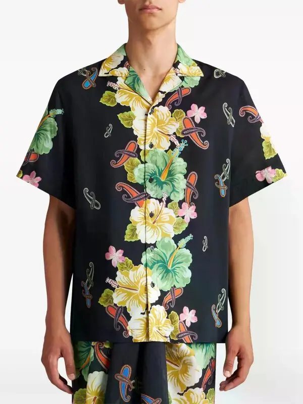 Etro Floral-print Cotton Shirt