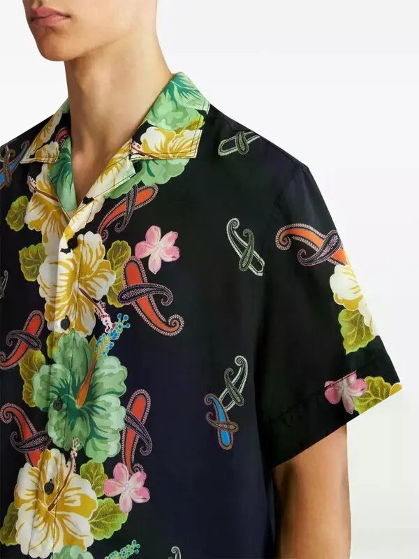 Etro Floral-print Cotton Shirt
