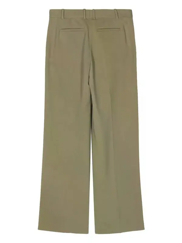 JOSEPH Morissey Tailored Trousers - Green
