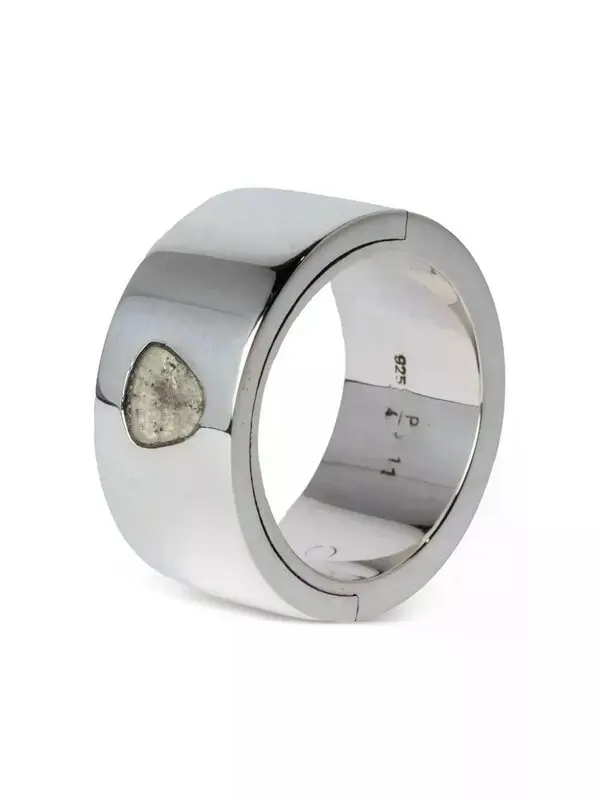 PARTS OF FOUR Sistema Sterling Diamond Ring - Silver