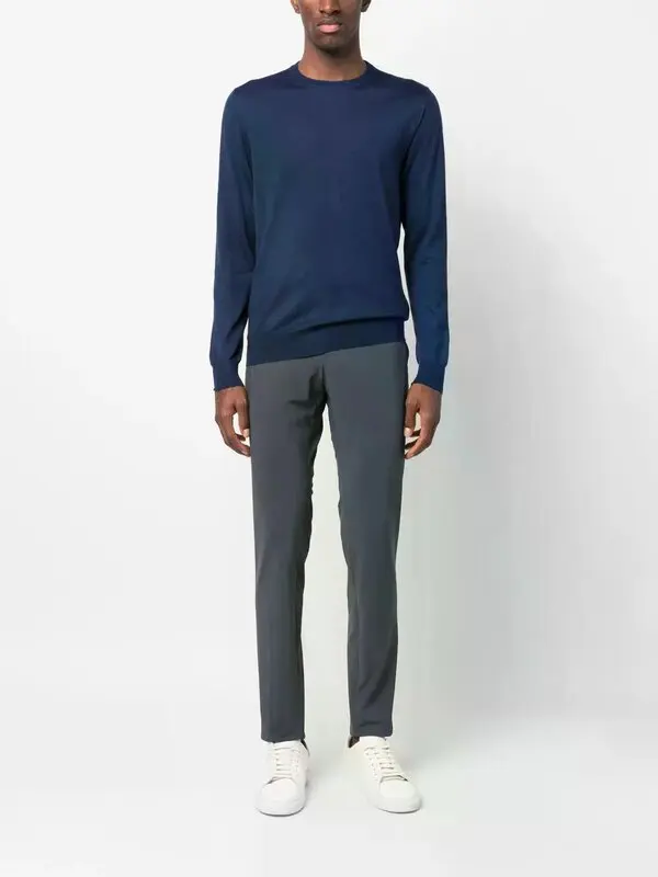 PT TORINO Slim-cut Chino Trousers - Grey