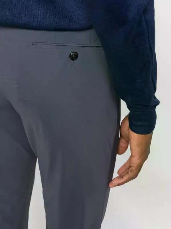 PT TORINO Slim-cut Chino Trousers - Grey