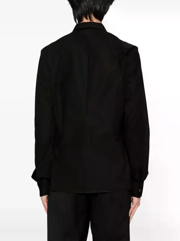 LABEL UNDER CONSTRUCTION Cotton Shirt - Black