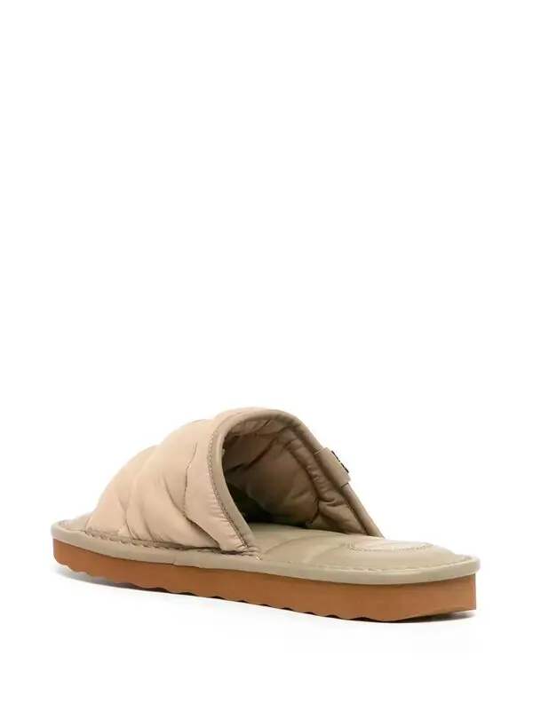 Chloé Maxie Quilted Sandals - Brown