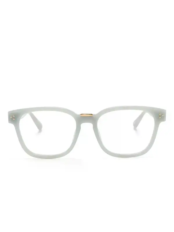 Linda Farrow Steffen Square-frame Glasses - Grey