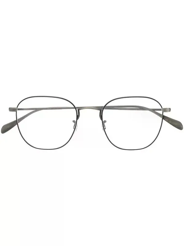 Oliver Spencer Clyne Round-frame Glasses - Black