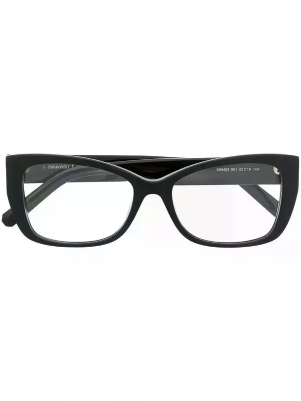 SWAROVSKI Crystal-embellished Cat-eye Glasses - Black