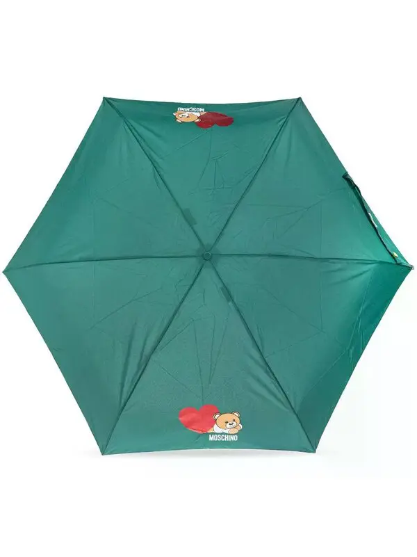 Moschino Teddy Bear-motif Umbrella - Green