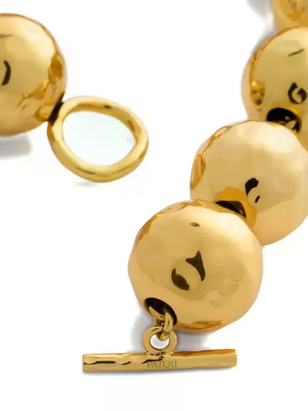PATOU Sphere Hammered Necklace