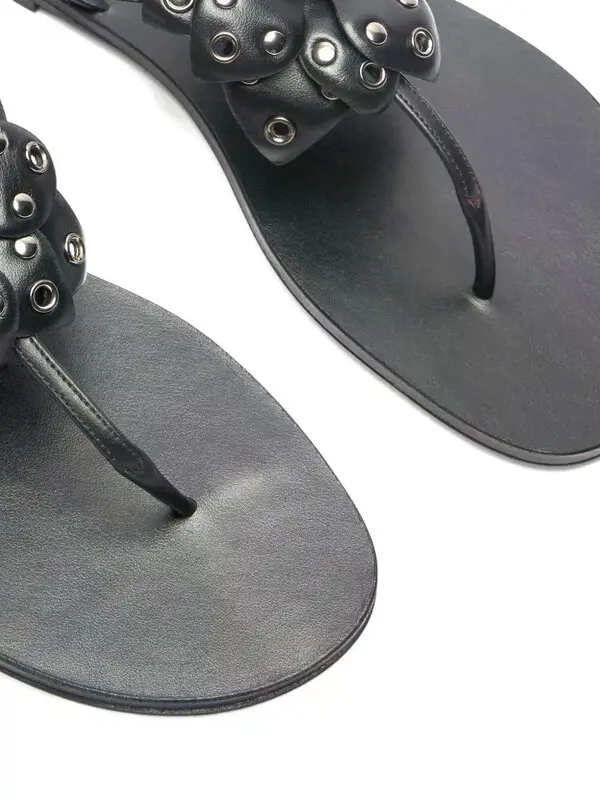 Casadei Stud-embellished Flat Sandals
