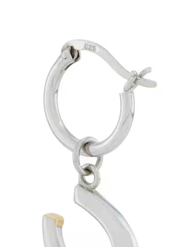 TRUE ROCKS Horseshoe Hoop Earring