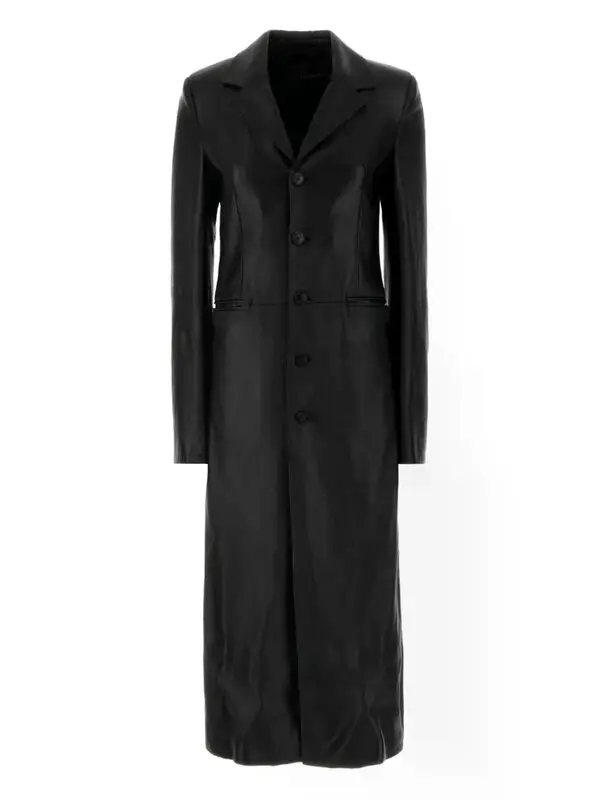 Balenciaga Leather Coat